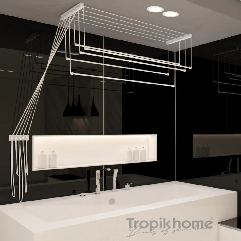 Clothes Ceiling Pulley Airer, Dryer, Drying Rack, 6m Drying Space (5 x ...