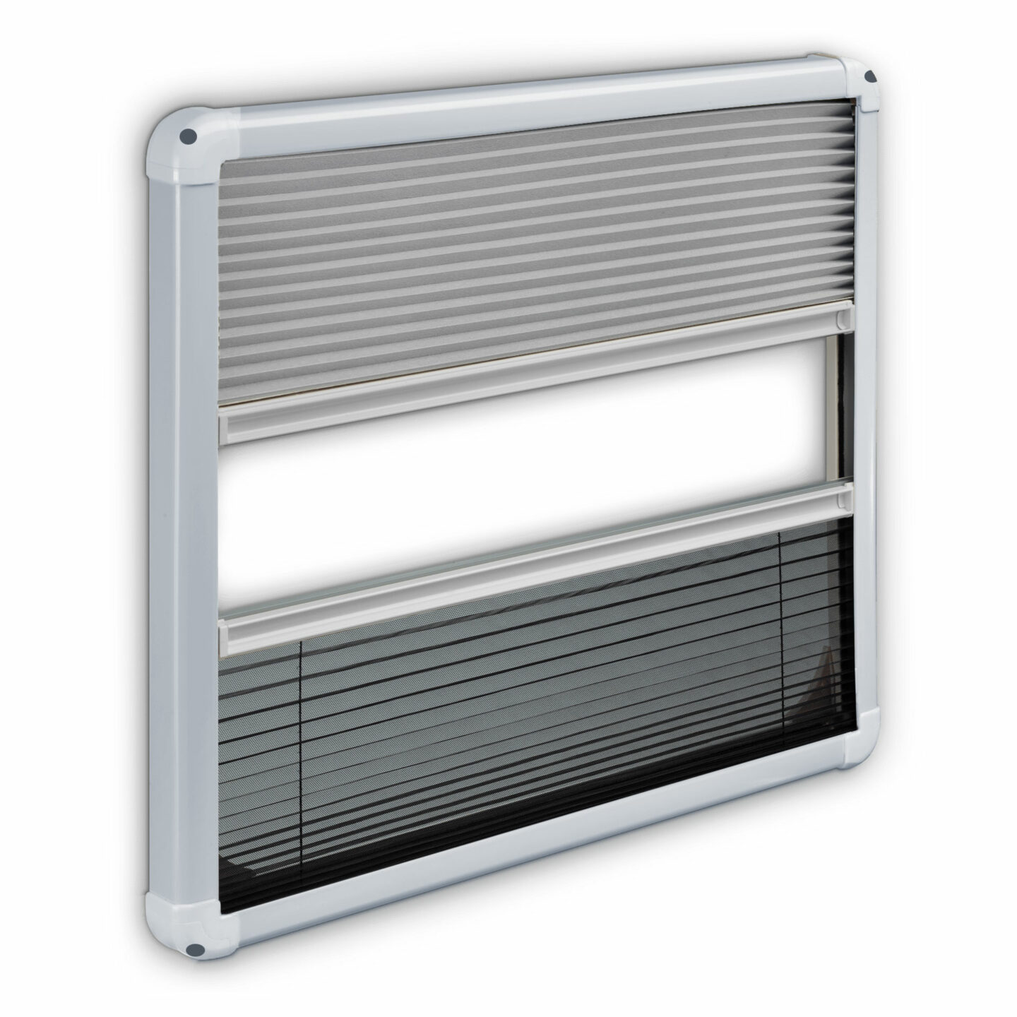 Grey Blackout Blind & Flyscreen | Caravan | Motorhome | Boat