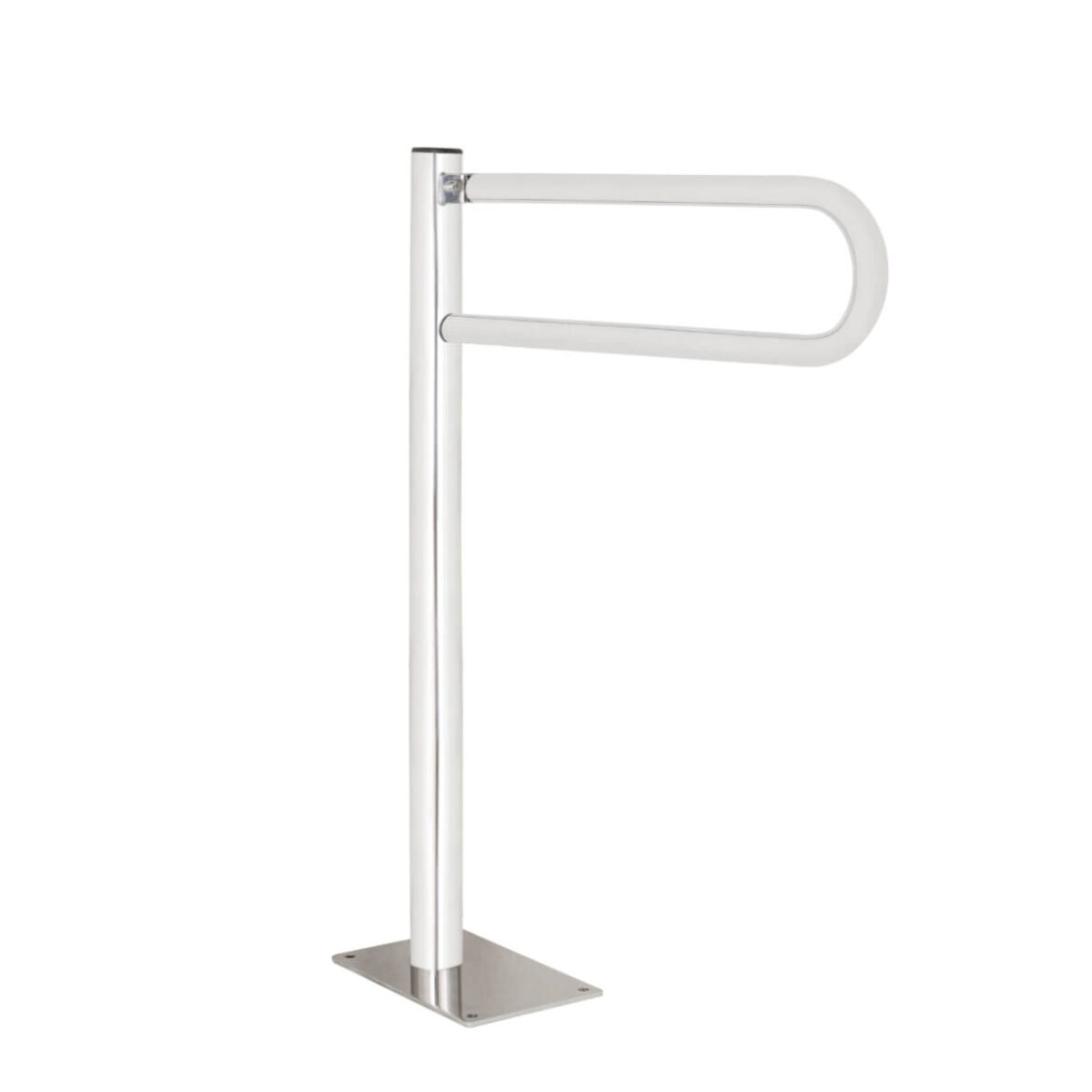 Stainless Steel Floor Mounted Folding Bathroom Grab Rail