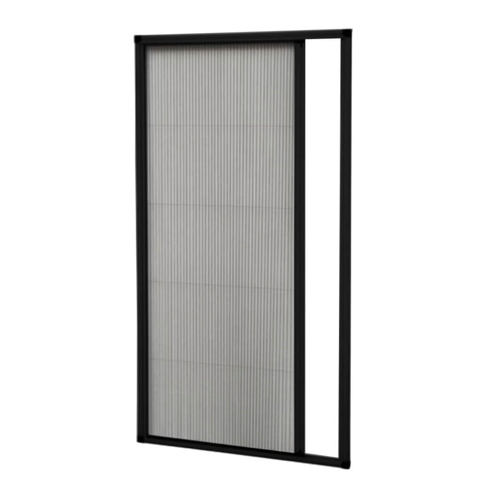 Black Frame Sliding Flyscreen Door | Motorhome & Caravan